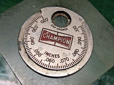 CHAMPION CT 481 TAPER GAP GAUGE INCHES 7 METRIC EARLY PAT | eBay