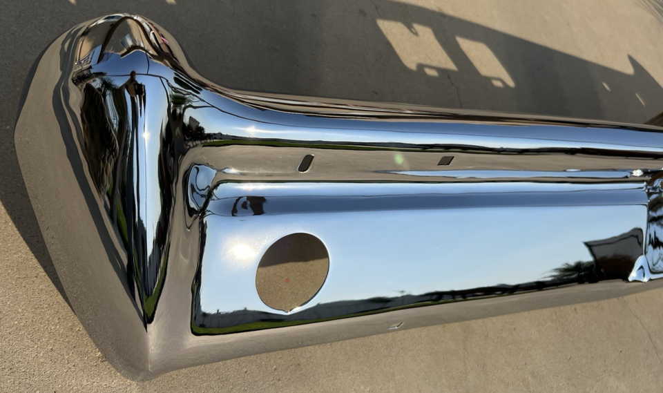 X PONTIAC REAR BACK IMPACT BUMPER GTO TEMPEST CHROME PLATED 1964 64 OEM ...