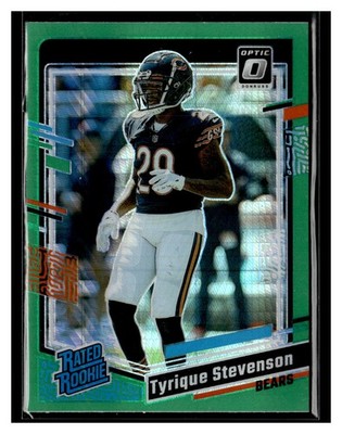 2023 Donruss Optic #219 Tyrique Stevenson Green Hyper | eBay