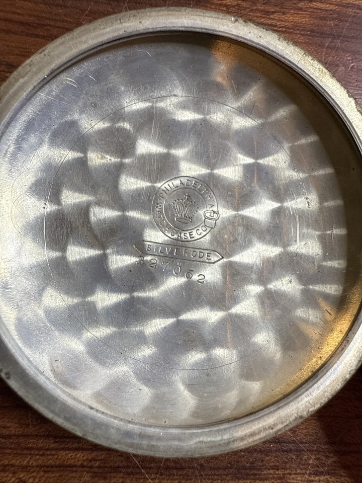 Antique New Era USA Large Pocket Watch Railroad Silverode Case - for ...