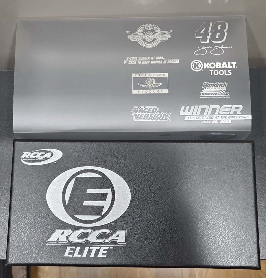 1/24 RCCA Elite 2009 Jimmie Johnson #48 Kobalt Tools Indy Win NASCAR ...