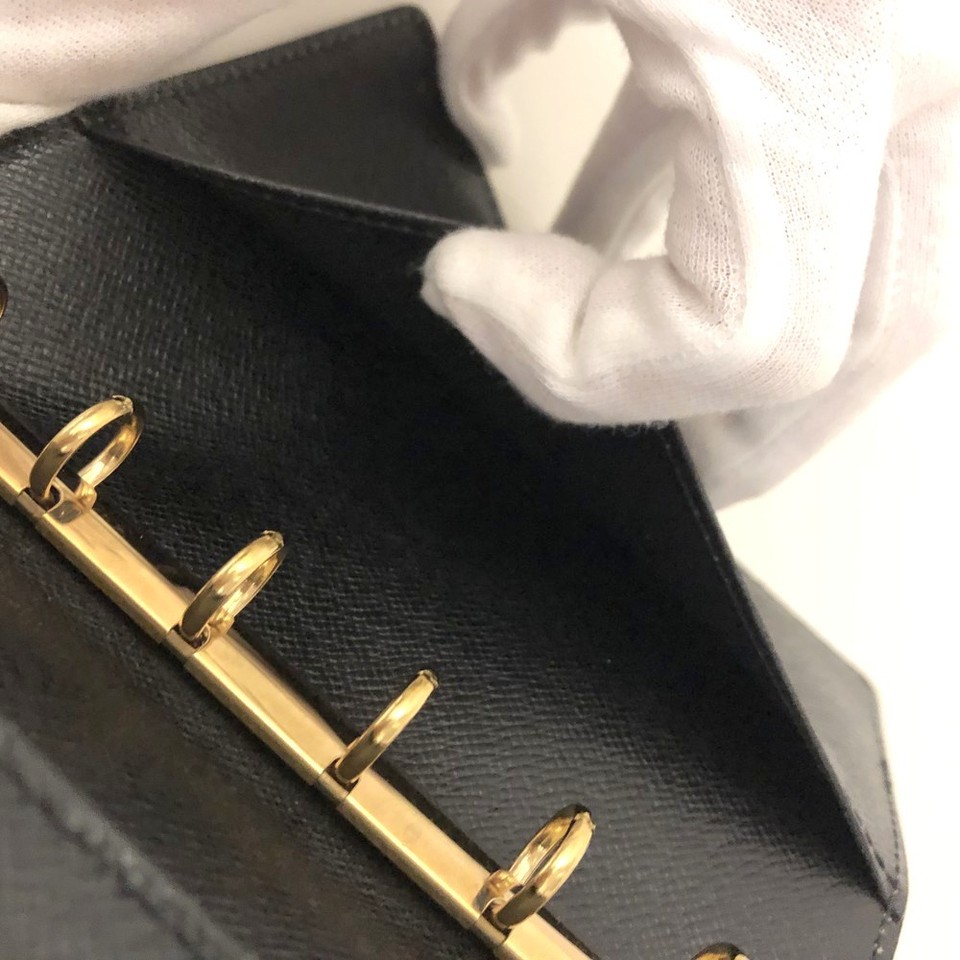 EGA Louis Vuitton Epi Agenda PM Leather Notebook Cover Black/6CA0563 ...
