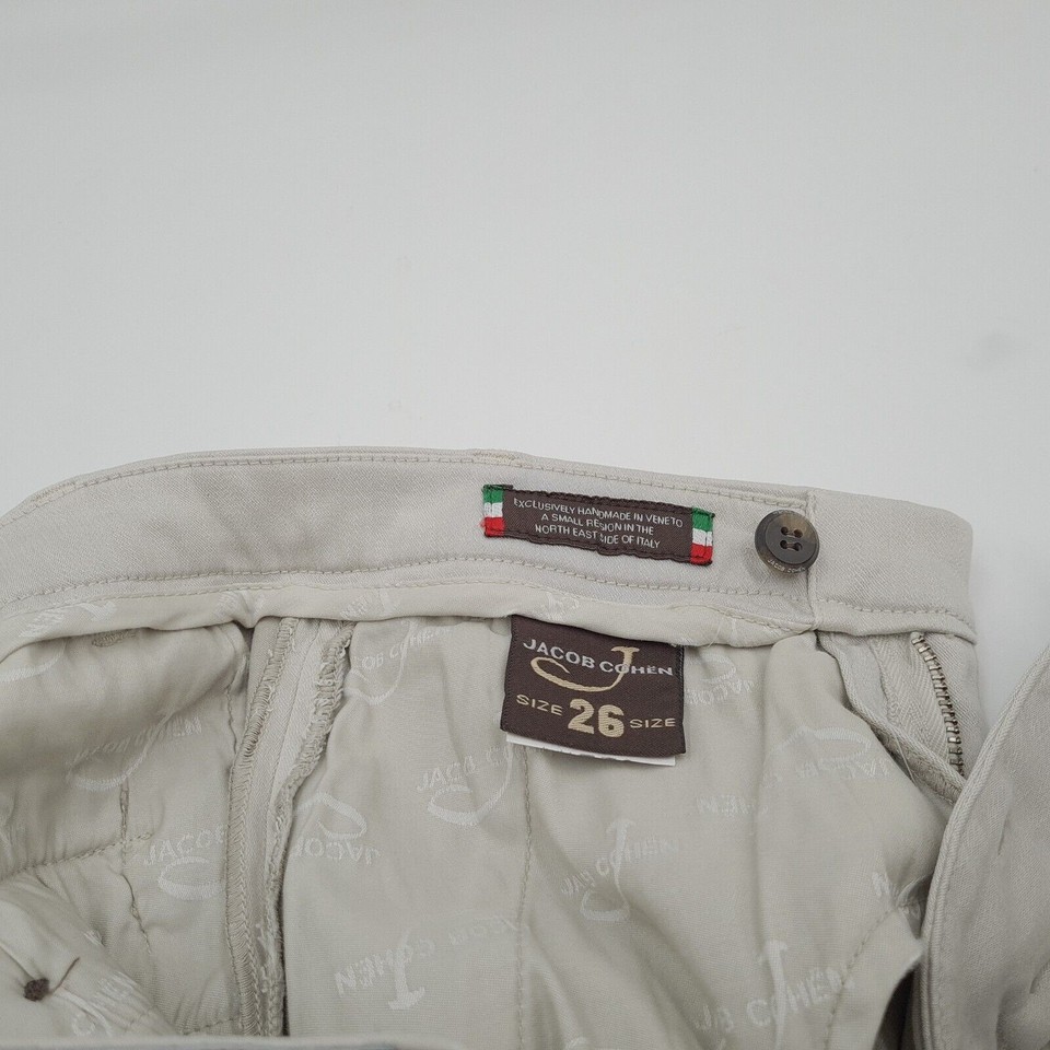 Jacob Cohen Chino Trousers Luxury Stretch Relaxed Pants PW7207 Ne2 Size ...