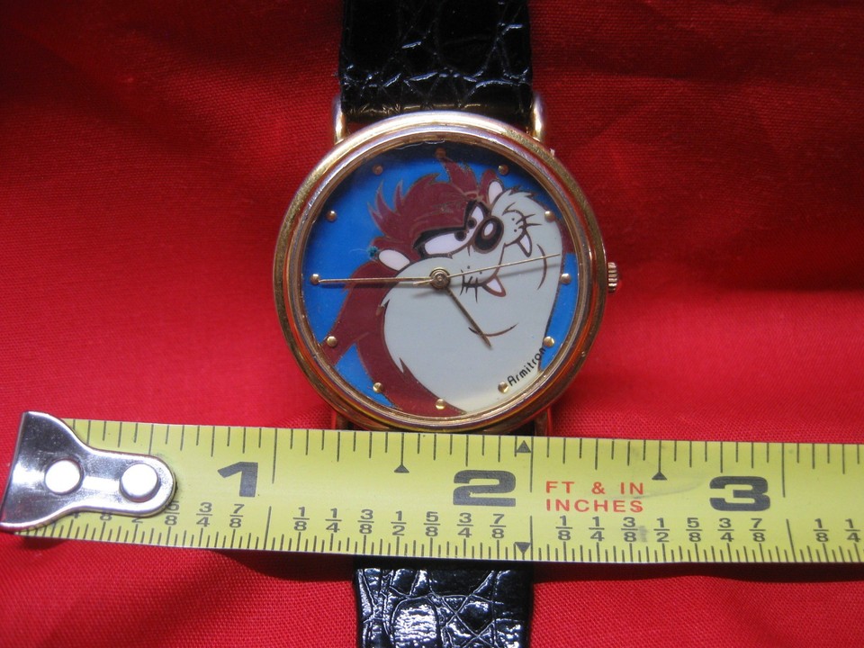 DISNEY TAZ TAZMANIAN DEVIL WATCH by ARMITRON - NEW BATTERY - WORKING | eBay