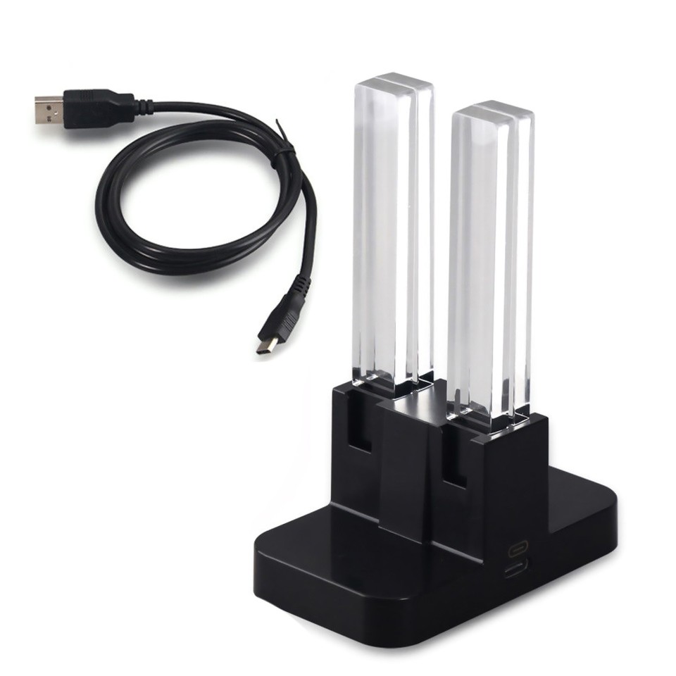 4 Ports Charger Dock Charging LED Stand Charger For Nintendo Switch Joy ...