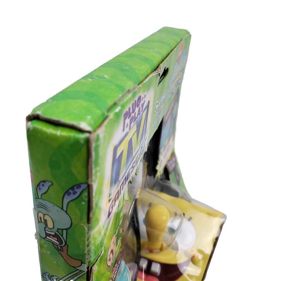 JAKKS Pacific SpongeBob SquarePants 5 in 1 Plug N' in & Play TV Game ...