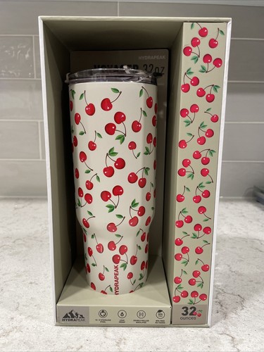 Hydrapeak Artisan Collection Voyager 32oz. Tumbler Cup Latte Cherries ...