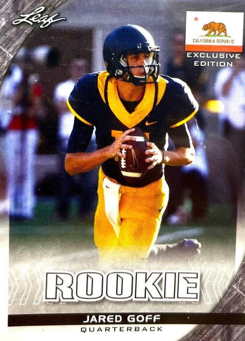 2016 Leaf Special Release - Rookie Exclusive Jared Goff #EE-10 (RC) for ...