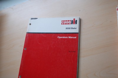 CASE IH 8550 Square Baler Owner Operator Operation Maintenance Manual ...