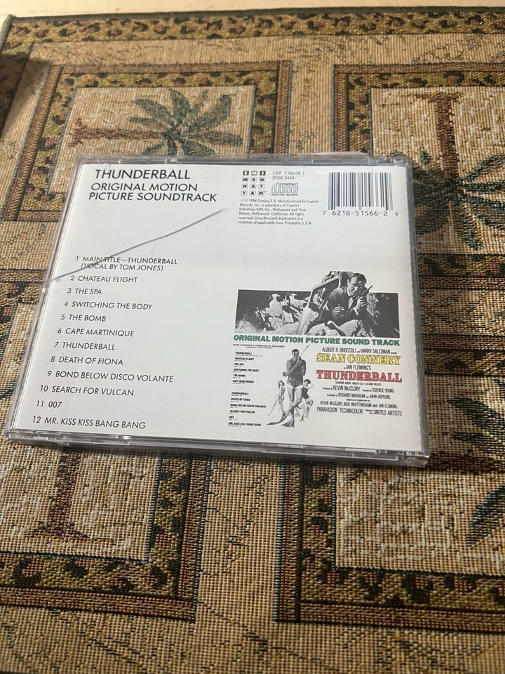Thunderball Tom Jones John Barry Format: Audio CD | eBay