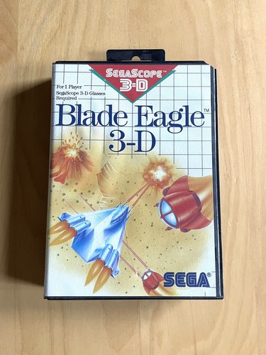 Blade Eagle 3D Sega Master System Complete Box Manual Game Rare Poster CIB | eBay