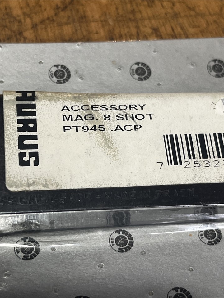 Taurus PT-945 45 ACP 8 Round Magazines OEM NOS 725327504511 | eBay