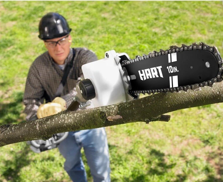 Hart PowerFit 10” Pruner/Pole Saw Attachment - for Capable Trimmer 12 ...