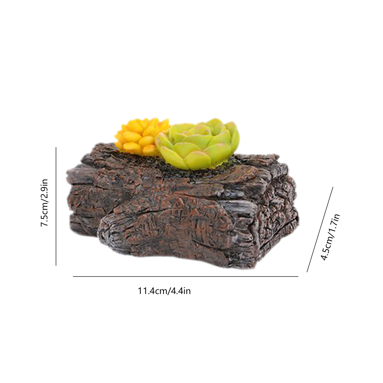 Spare Key Hider Fake Rock Log Turtle Statue Key Hider Decorative Garden ...