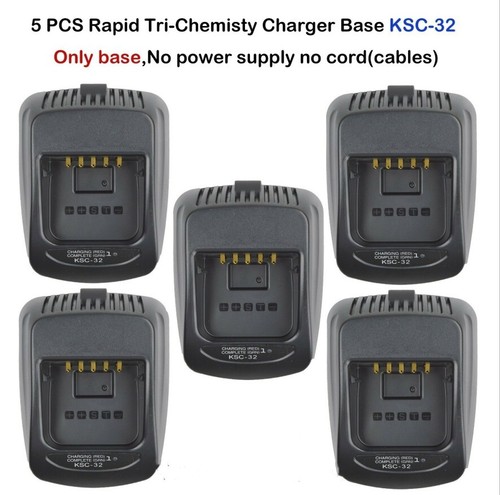 Lot 5 KSC-32 Rapid Charger For TK2180 TK3180 NX5200 NX200 NX300 Radio ...