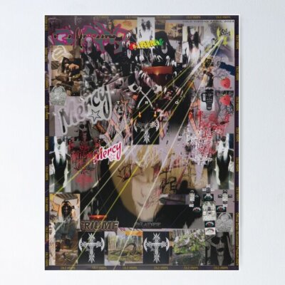 NEW! Bladee Cold Visions AIM NOTHYNG THAWING FUTURE Poster | eBay