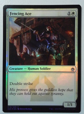 Fencing Ace *FOIL Common* Magic MtG x1 A25 Masters 25 | eBay