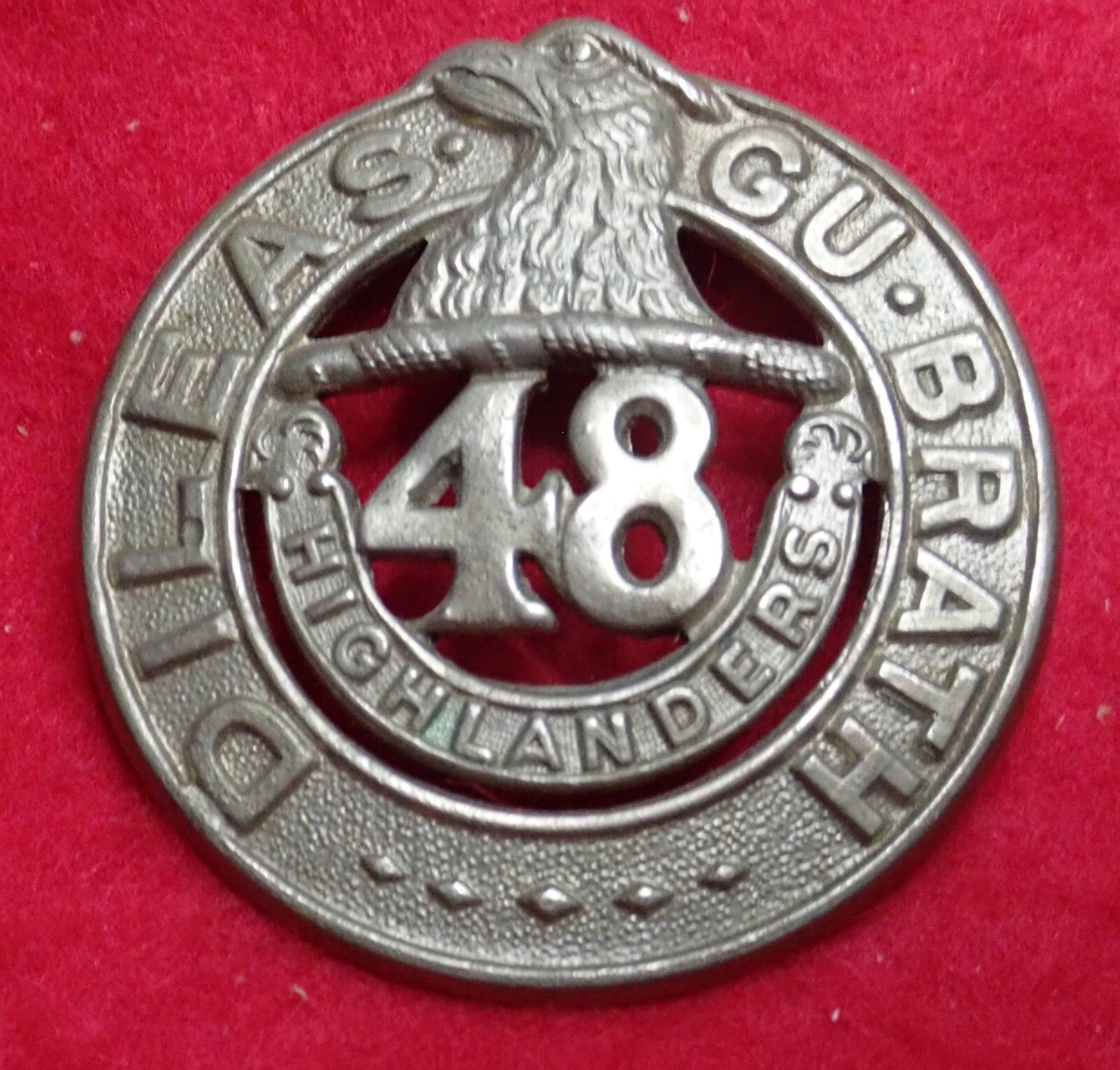 Canadian 48th Highlanders Of Canada Regiment Cap Badge WW2 | eBay UK