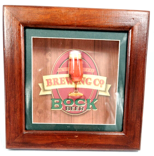 Atlantic Brewing Co. Bock beer sign - Framed | eBay