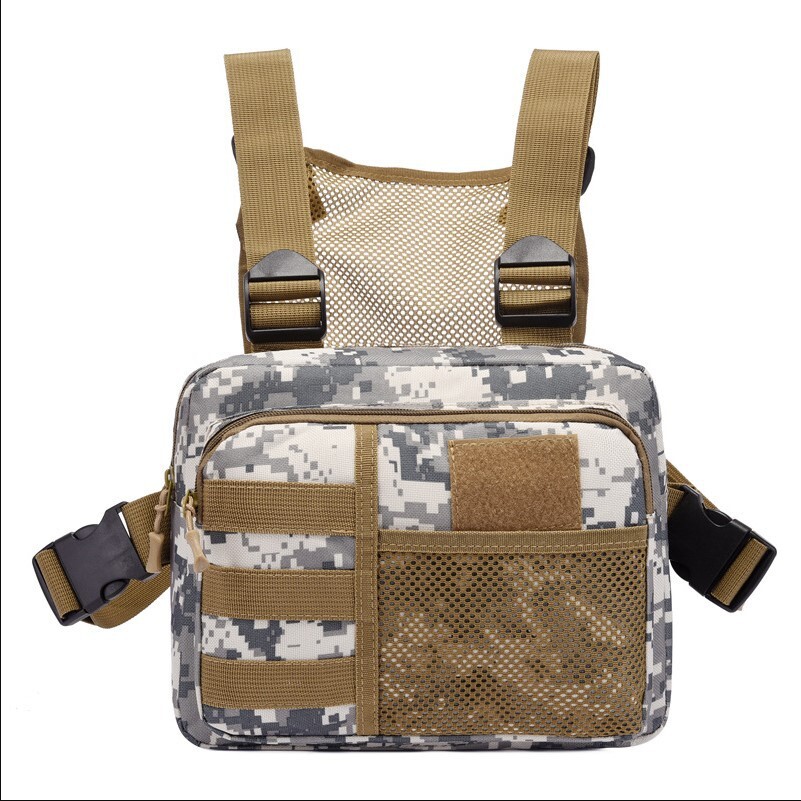 Men Chest Rig Bags Outdoor Harness Tactical Vest Travel Crossbody ...
