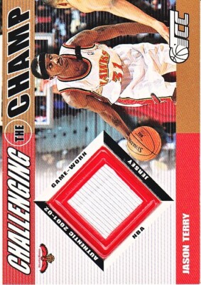 JASON TERRY 2001-02 TOPPS CHALLENGING CHAMP JERSEY | eBay