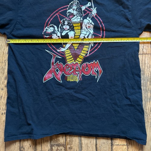 Vintage 1984 Black Venom Heavy Metal Band Tee Shirt Size Medium | eBay