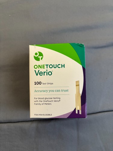 OneTouch Verio 100ct Test Strips, Factory Sealed, Exp 2026-09-30 | eBay