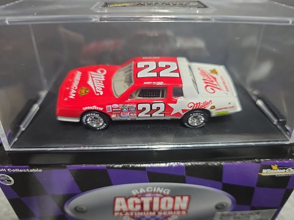 Action Nascar Bobby Allison #22 Miller 1985 Monte Carlo 1/64 Diecast ...