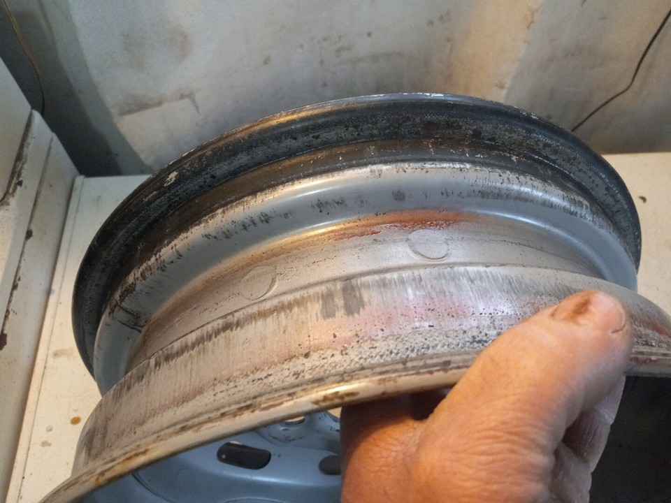 1974-1978 Datsun 240Z 260Z 280Z? Steel Wheel Rim TOPY 2-74 5Jx14S 3.2t ...