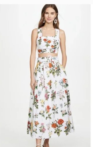 RACHEL ANTONOFF Sz 8 Vinita Skirt Antonia Crop Top Jemma Rose | eBay