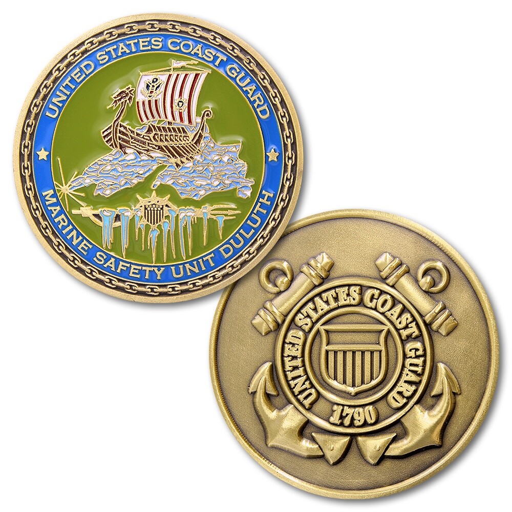 US Coast Guard USCG Marine Safety Unit MSU Duluth Challenge Coin | eBay