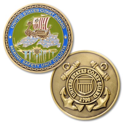 US Coast Guard USCG Marine Safety Unit MSU Duluth Challenge Coin | eBay
