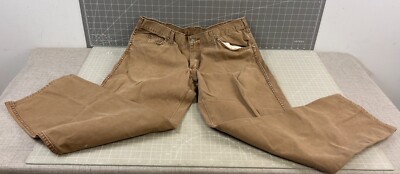 Dickies Brown Canvas Duct Work Pants 36x29 Men’s Heavyweight Workwear ...