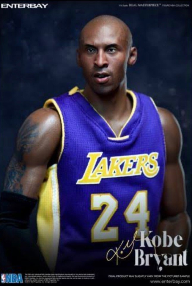 Kobe Bryant Enterbay 1/6 Scale Real Masterpiece Figure LATEST RELEASE ...