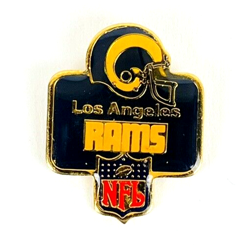Vintage 1980's NFL Los Angeles Rams Football Hat Lapel Jacket Pin ...