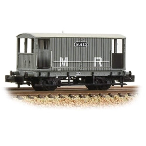 Graham Farish 377-753 N Gauge MR 20T Brake Van Without Duckets Midland ...