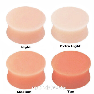 PAIR Flexi Silicone Double Flared Saddle Ear Plugs Earskin Retainer 1 ...