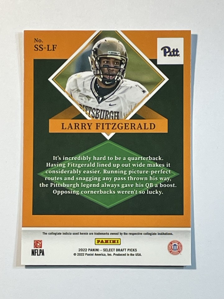 2022 Panini Select Draft Picks Larry Fitzgerald #SS-LF Select Stars | eBay