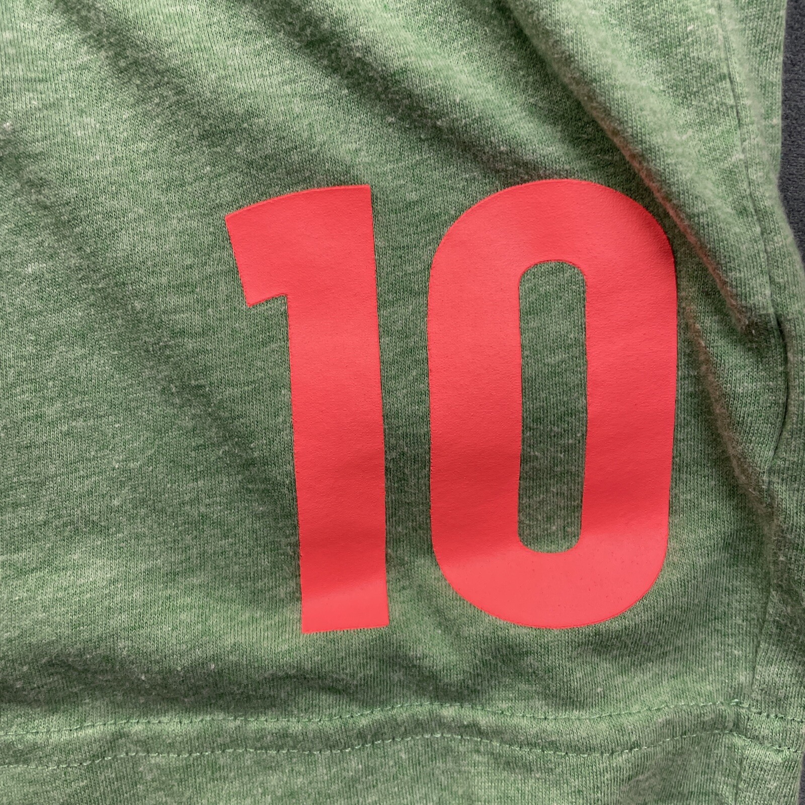 FC Barcelona Lionel Messi Leo Ringer Green Tee #10 Size Large Short ...