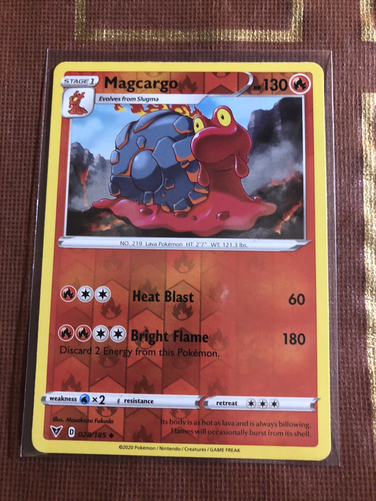 MAGCARGO Pokémon TCG Vivid Voltage 028/185 Reverse Holo Card MINT | eBay