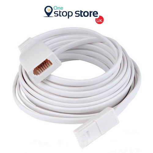 5 Meter BT Landline Telephone Extension Cable Lead Wire Cord Phone Fax ...