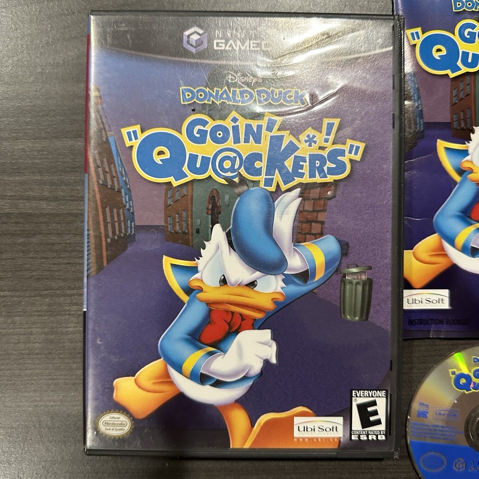 Disney's Donald Duck Goin Quackers Nintendo GameCube Tested Working CIB ...