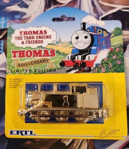ERTL Thomas The Tank Engine 1995 Anniversary Edition Gold - New In Box ...