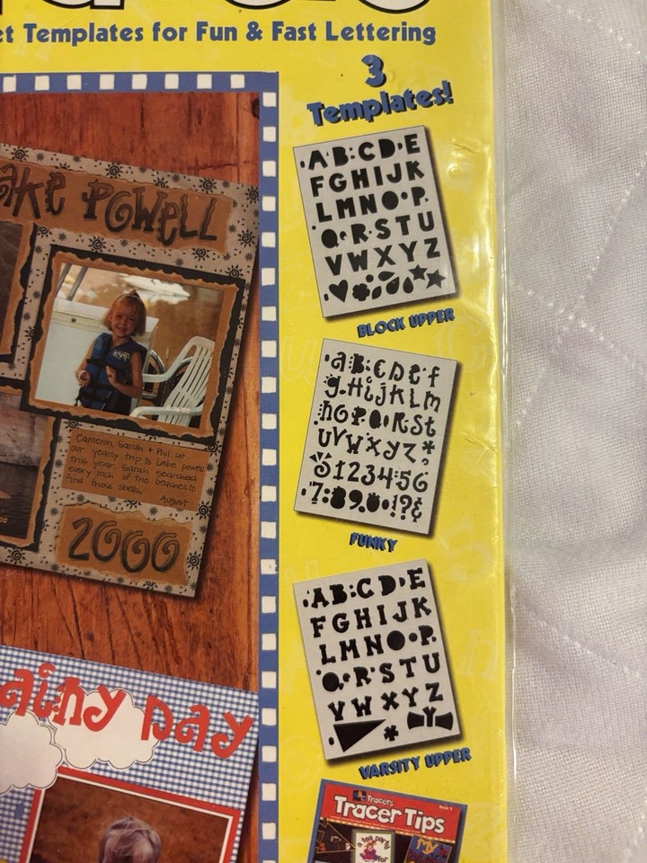 EK Success ABC Tracers 3 Alphabet Templates Letter Stencil Value Pack ...