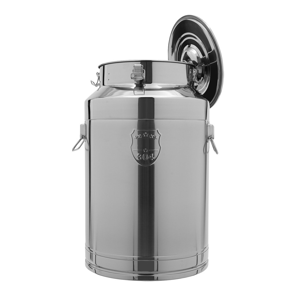 76L Stainless Steel Sealed Bucket for Milk, Juice, Oil - 40×64cm | eBay