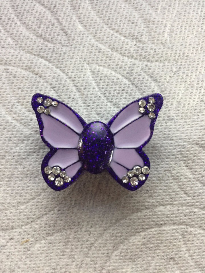 BUTTERFLY JIBBITZ BUTTERFLY SHOE CHARMS FITS CROCS BUTTERFLIES WITH ...