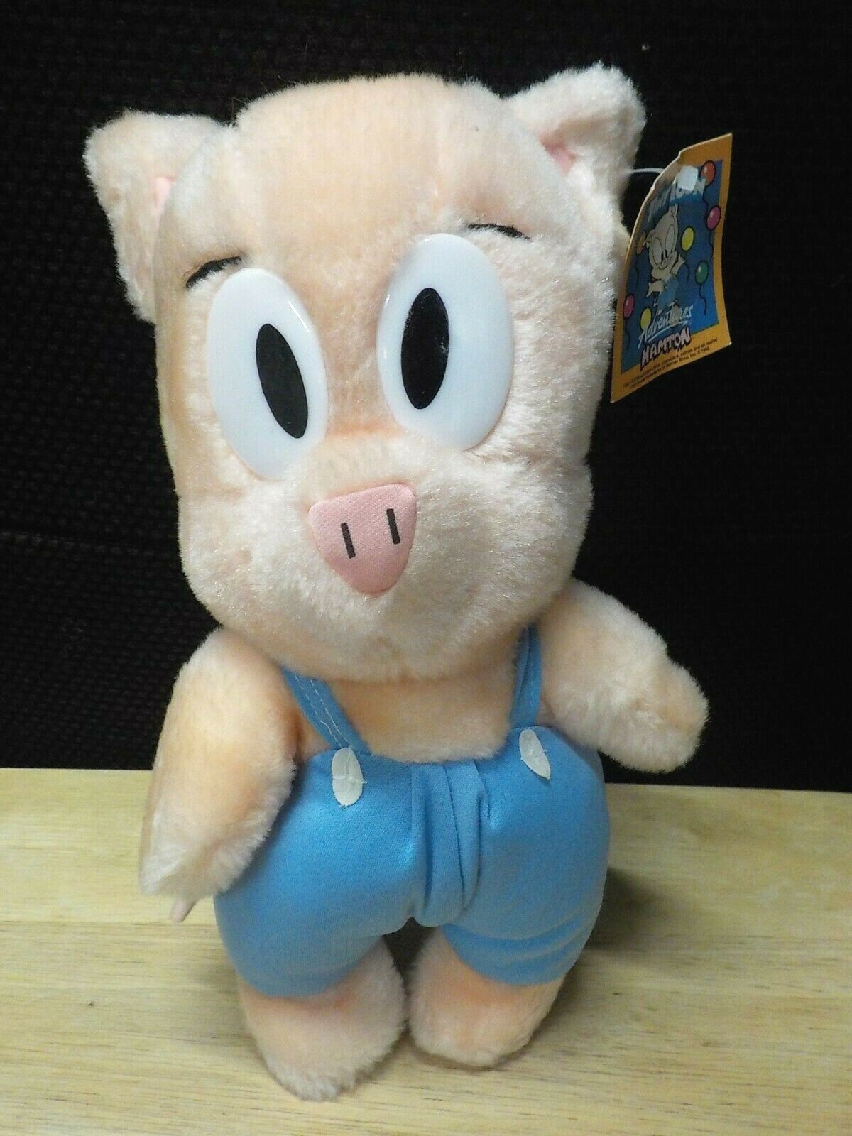 VINTAGE 1992 TINY TOON HAMPTON THE PIG PLUSH TOY NOS WITH TAG | eBay