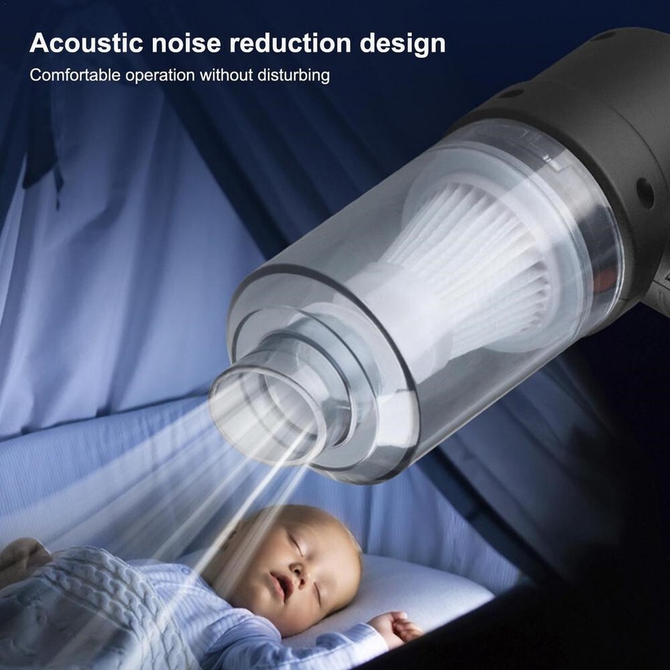 6000W Mini Vacuum Cordless Handheld Car Vacuum Cleaner Dust Buster Air ...