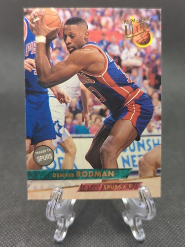 1993-94 Fleer Ultra Dennis Rodman #170 Basketball Card Detroit Pistons ...