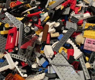 10 Pounds Of Bulk LEGO Lot Random Bricks Parts Pieces Building Plates ...